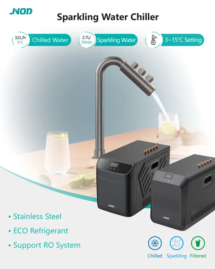 Compact Sparkling Water Chiller for Modern Kitchens